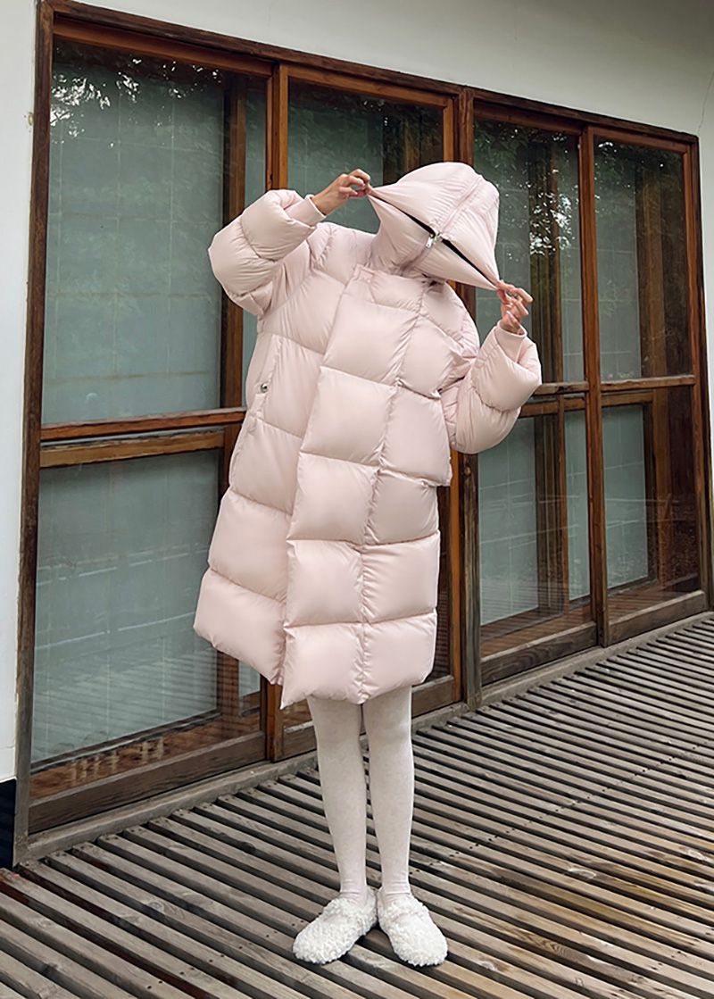 Winter Oversize Hooded Long Down Puffy Coat – Vivian Seven