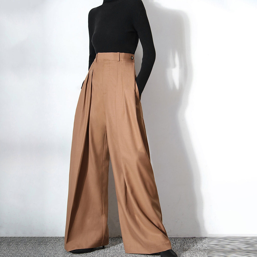 Full Length Wide Leg Palazzo Pants | Vivian Seven